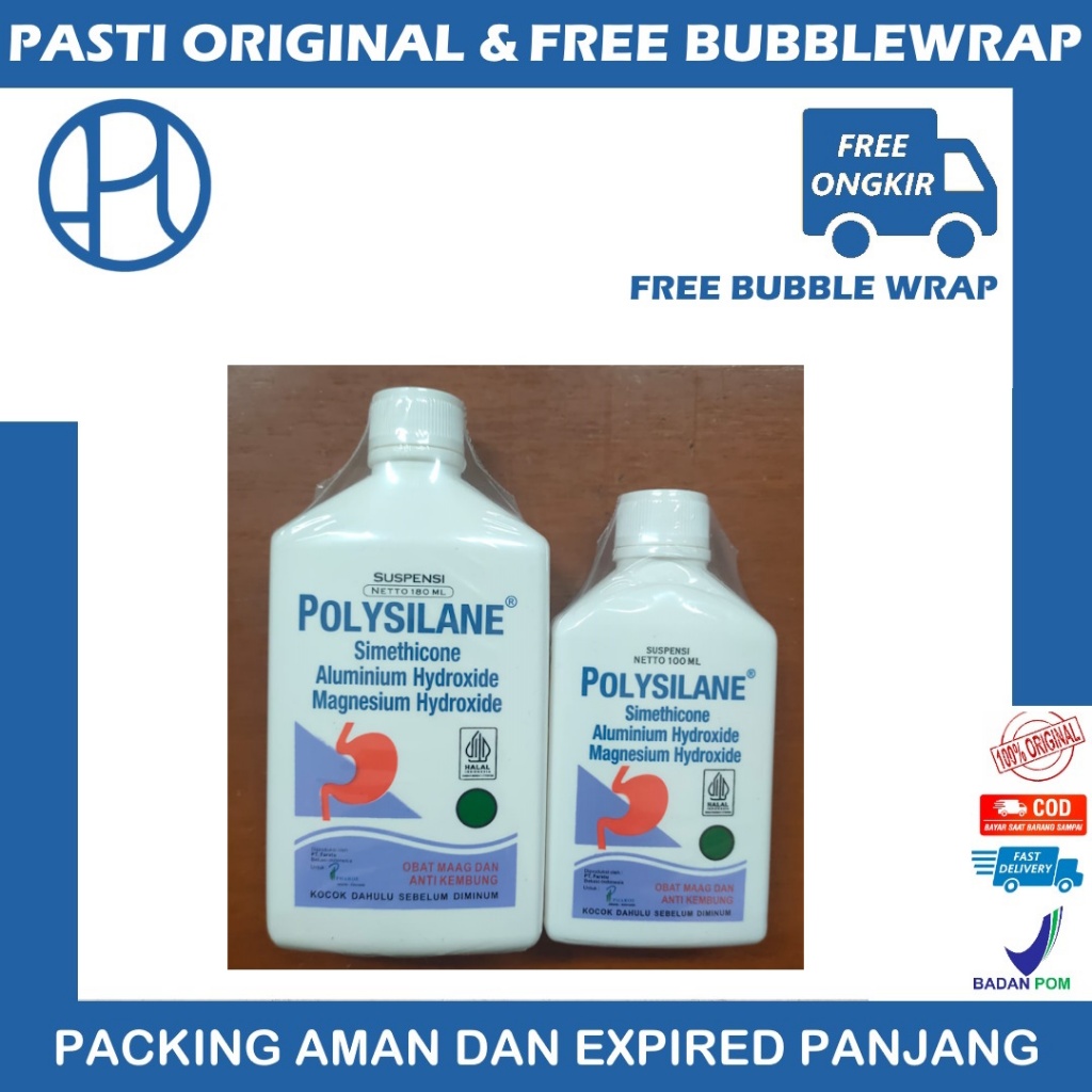Jual Polysilane Suspensi 180ML OBAT MAAG | Shopee Indonesia