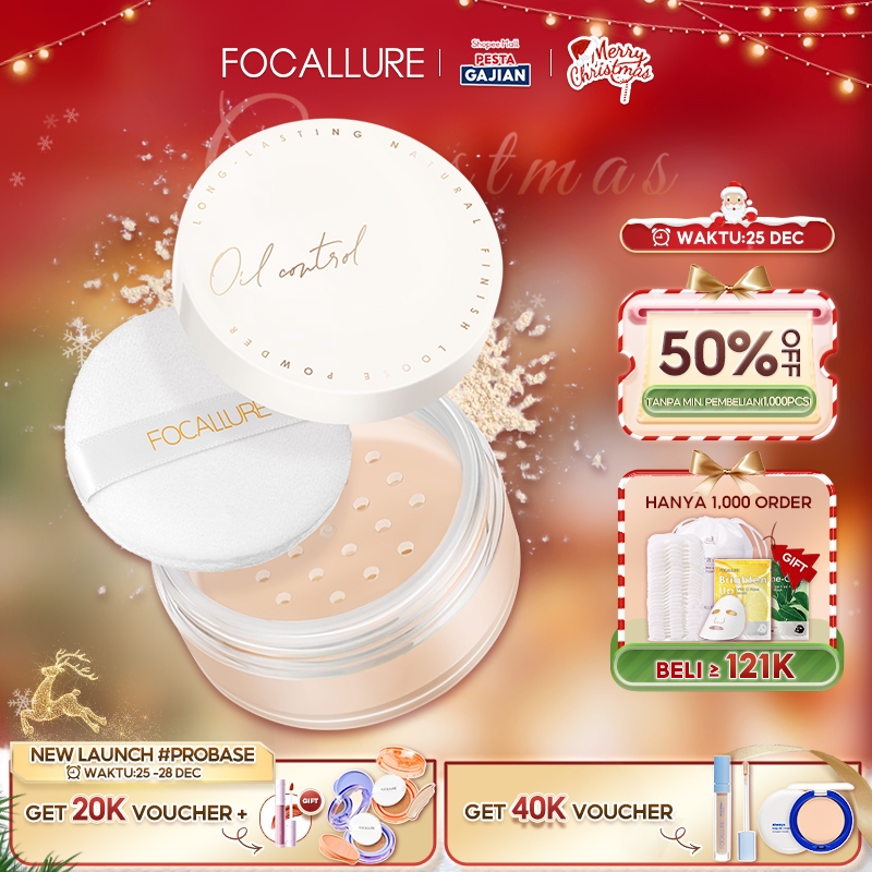 Jual Focallure #PerfectBase Oil-Control Loose Powder Tahan Lama Setting ...