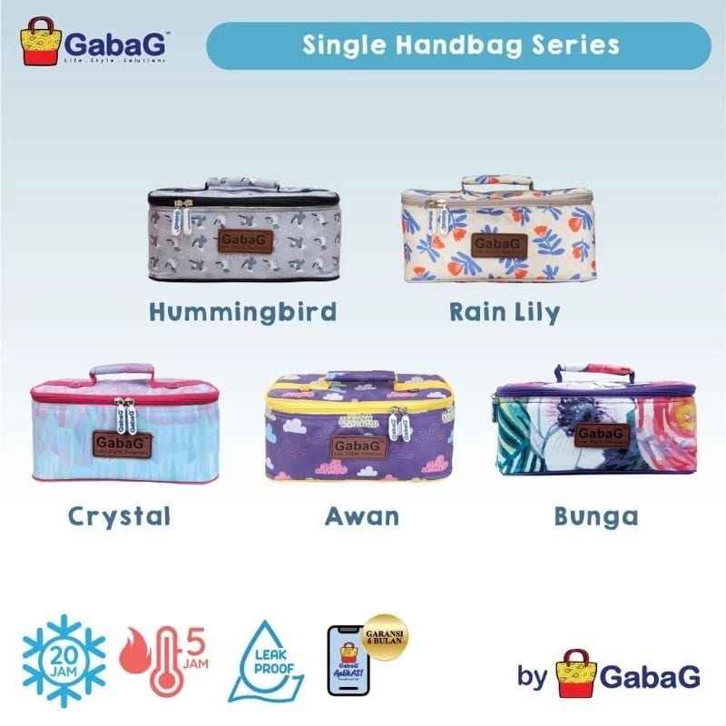Jual Gabag Cooler Bag single Handbag, CoolerBag Tas pendingin Susu ASI ...