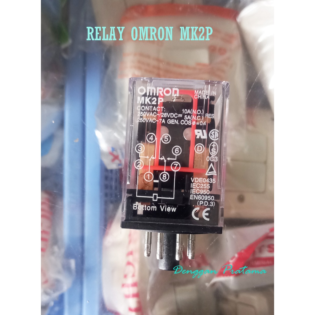 Jual Relay Rele MK2P Omron 8 Pin | Shopee Indonesia