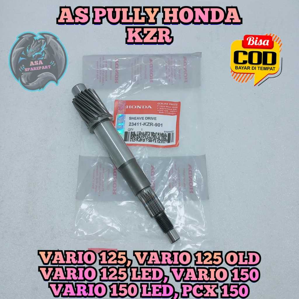 Jual AS PULLY KZR ASLI ORIGINAL Motor HONDA VARIO 125 TECHNO , VARIO ...