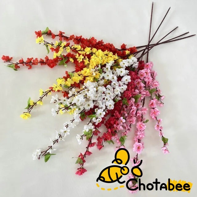 Jual Bunga Meihua Artificial Flower Plum Peach Blossom Ornamen Dekorasi ...
