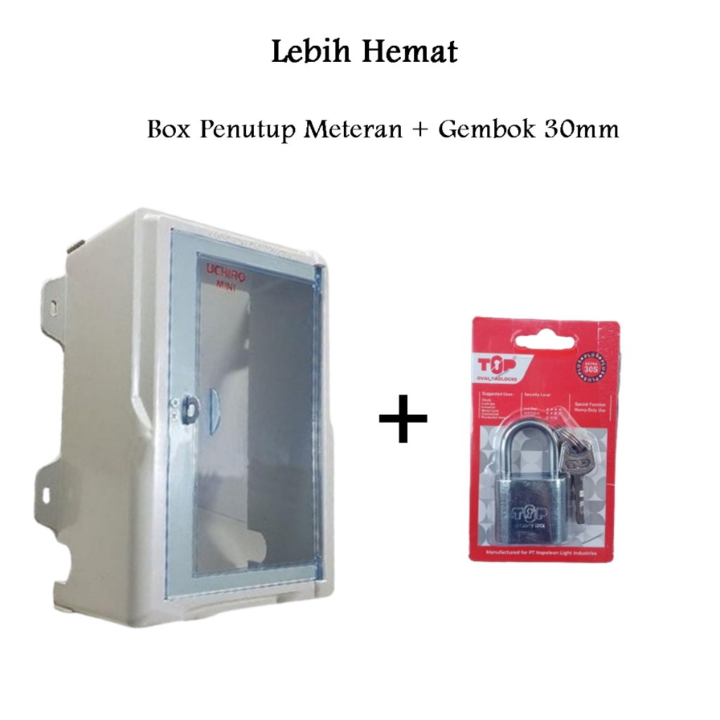 Jual Box Penutup Meteran plus Gembok kunci 30mm harga terjangkau ...