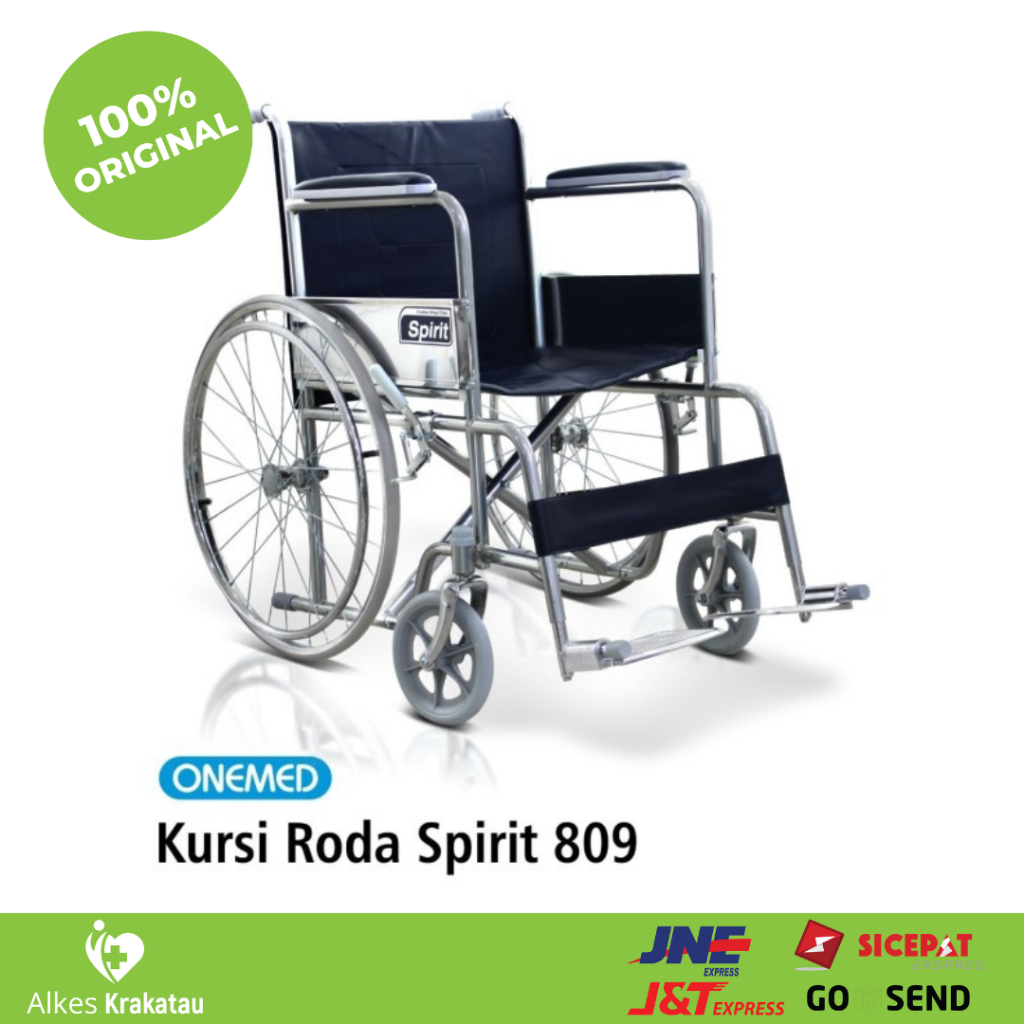 Jual Kursi Roda Spirit Onemed FS809 / Wheelchair Deluxe FS 809 | Shopee ...