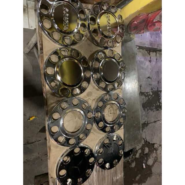 Jual (2Pcs) Sepasang Wheeldop Ring 20 Depan Chrome Baut Roda Lubang 10 ...