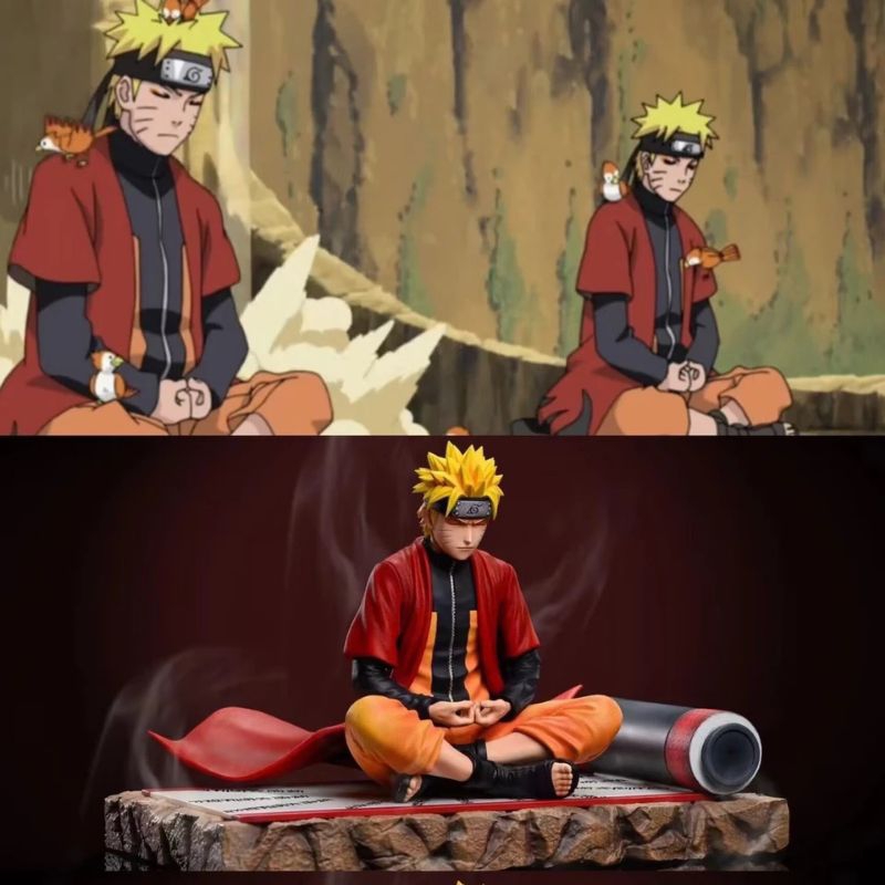 Jual Action Figure BW x Ventus Studio Uzumaki Naruto Meditation Gunung ...