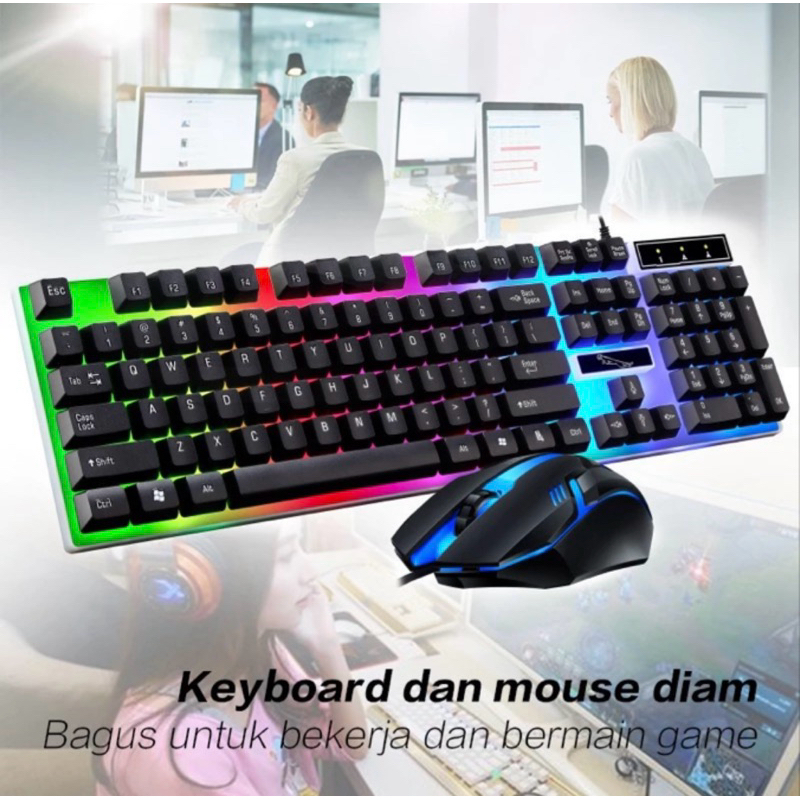 Jual keyboard Gaming dan mouse /mouse dan keycaps mechanical keyboard ...