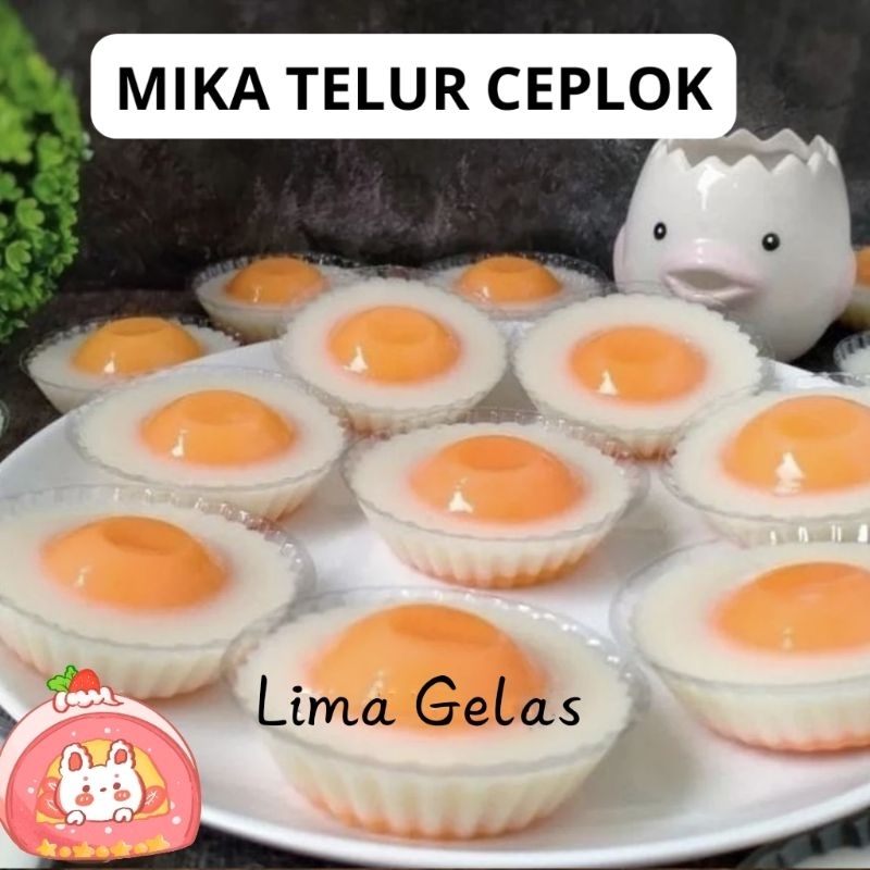 Jual Mika puding/Cup Roti/Telor ceplok Besar | Shopee Indonesia