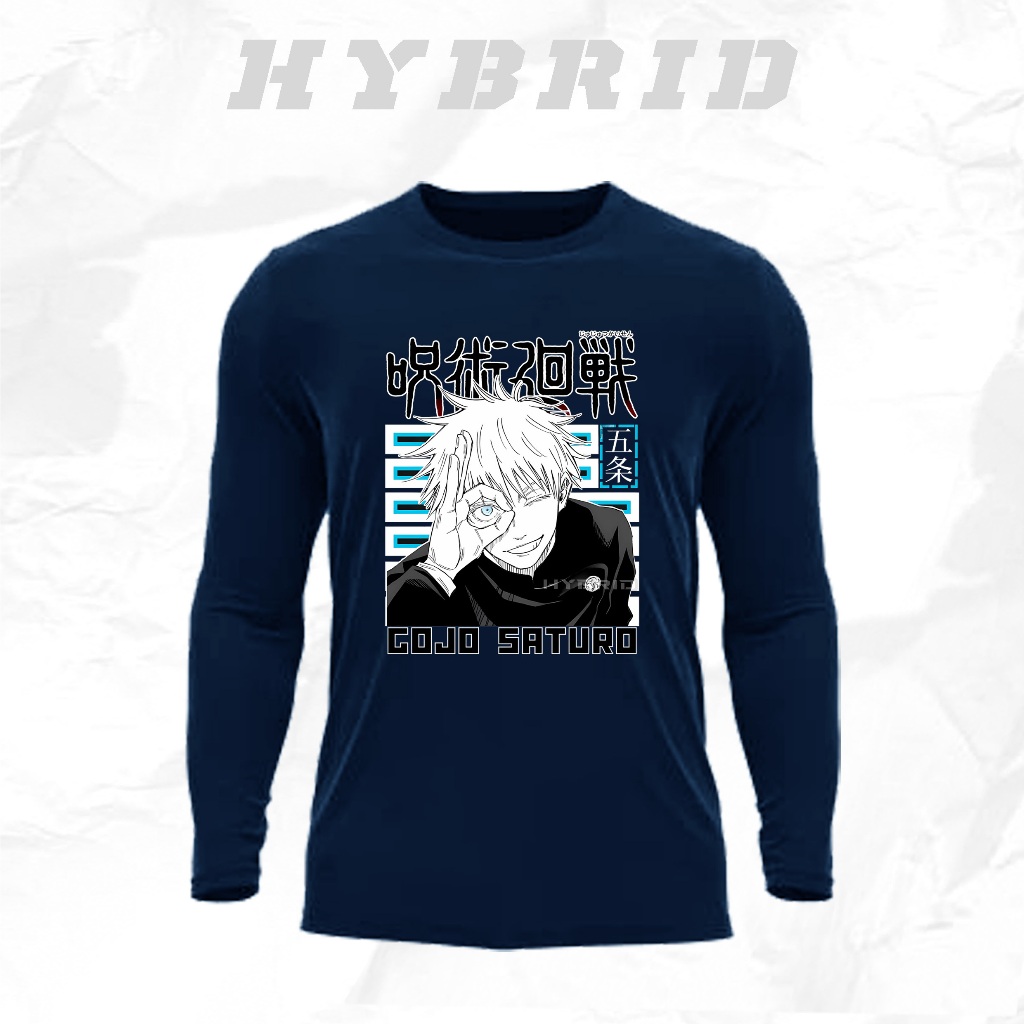 Jual Kaos Jujutsu Kaisen / Gojo Satoru / Tangan Pendek / Tangan Panjang ...