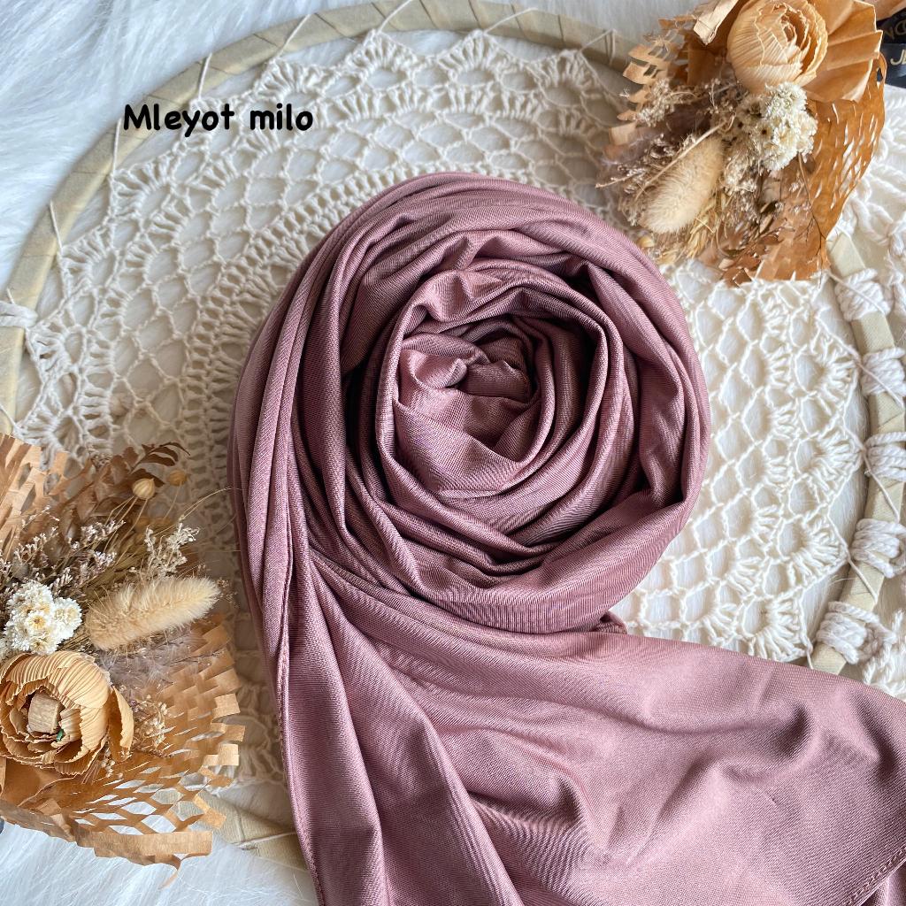 Jual HIJAB PASHMINA MLEYOT JERSEY CANTIK KEKINIAN JAHIT TEPI TERBARU ...