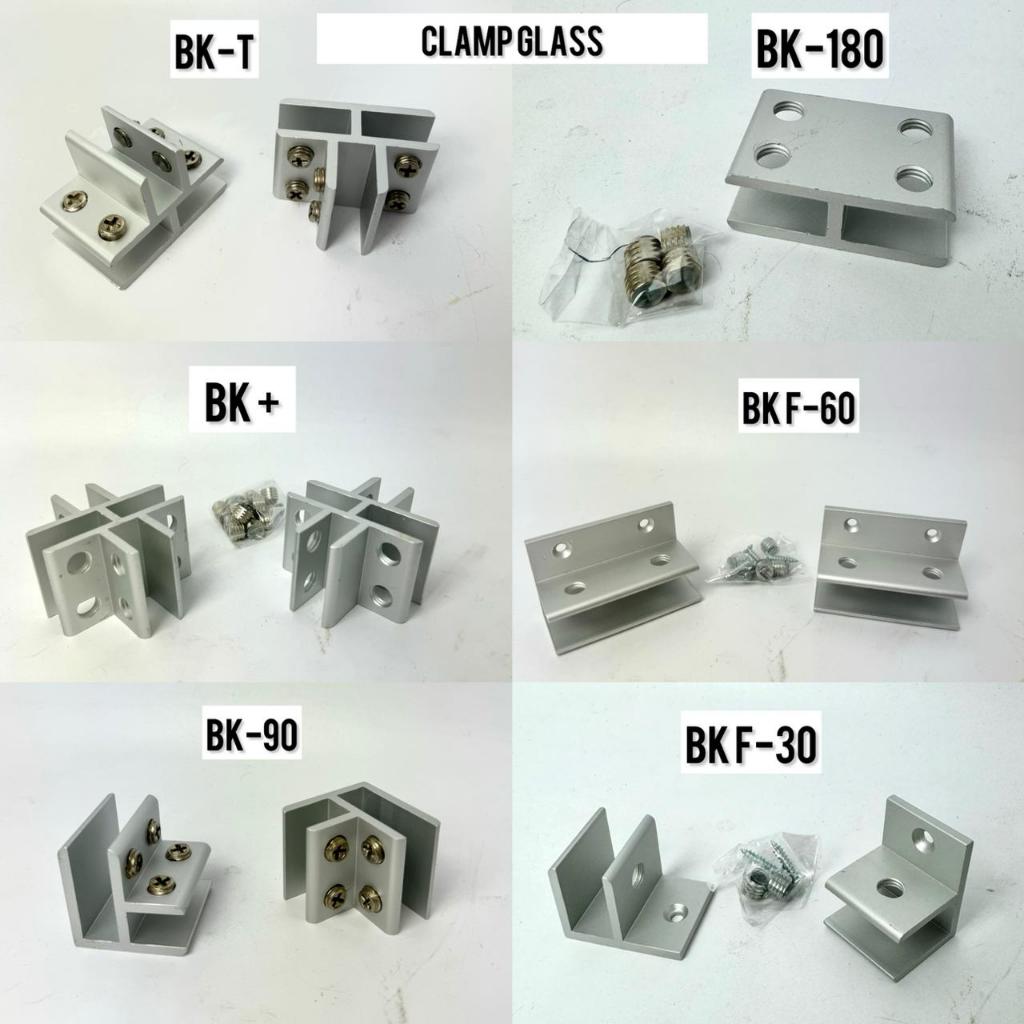 Jual Glass clamp, penjepit kaca mati | Shopee Indonesia