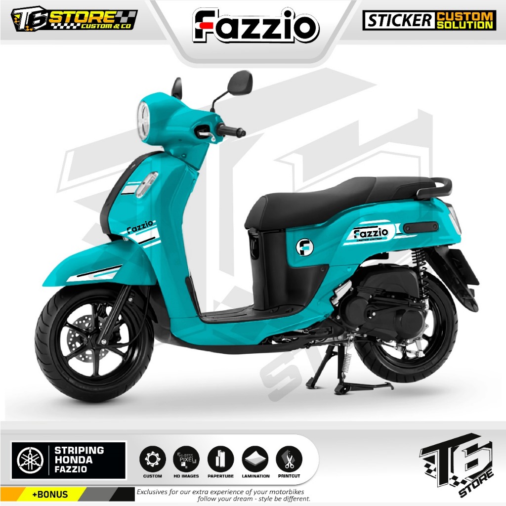 Jual STRIPING FAZZIO / STICKER / STIKER / YAMAHA FAZZIO / VARIASI STIKER MOTOR / LIST SIMPLE ...