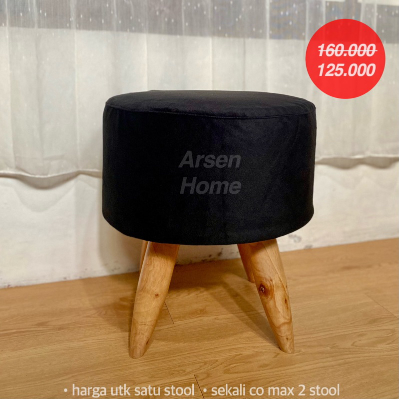 Jual Stool / Stool Polos / Kursi Bulat Sofa Stool / Stool Motif / Stool ...
