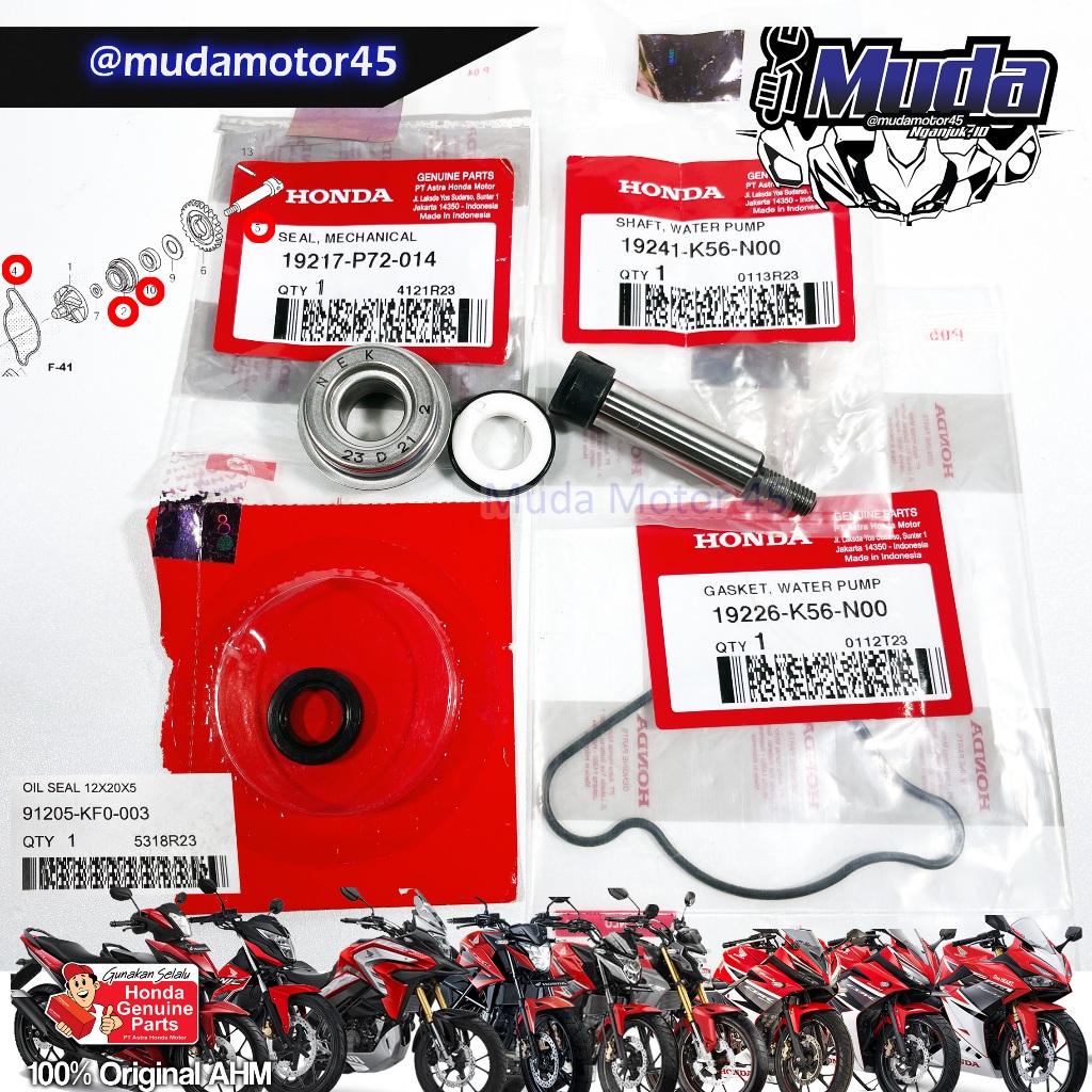 Jual SEAL MECHANICAL K56 NEW CBR150R CB150X CB150R LED SONIC SUPRA GTR ...