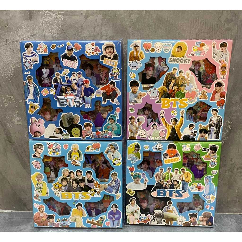 Jual Sticker Momo X BTS21 Sticker Korean Isi 100 Lembar | Shopee Indonesia