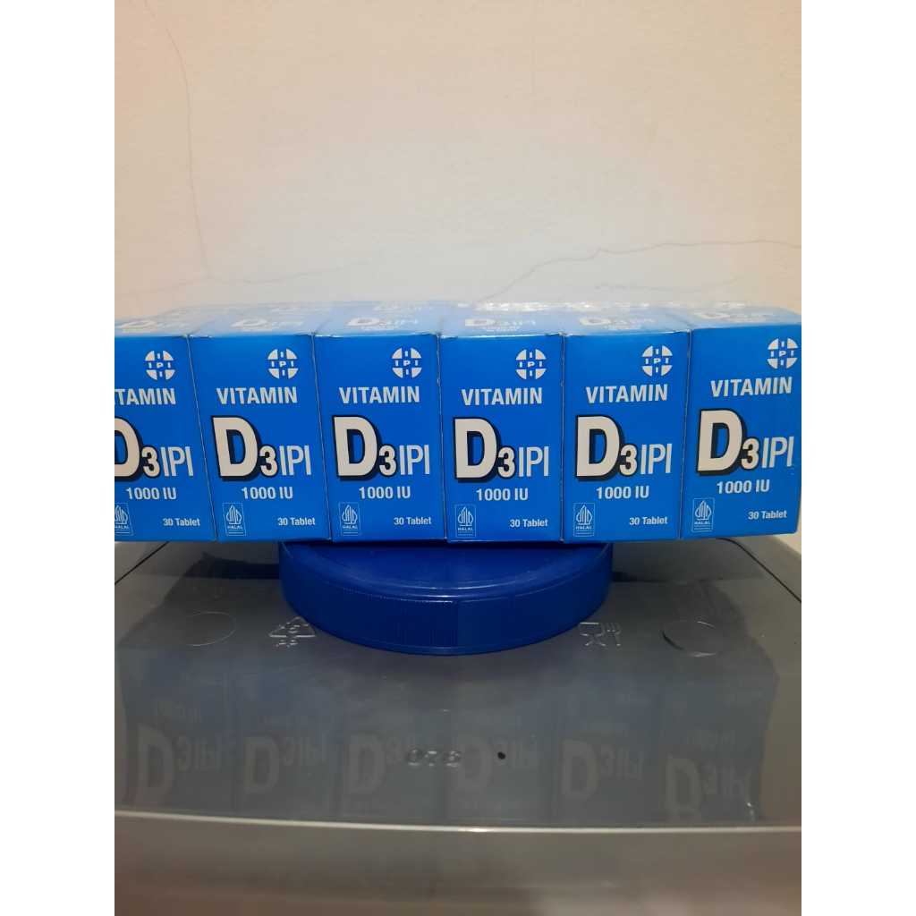 Jual Vitamin D3 IPI 1000 IU, botol varian isi 30 tablet & 75 tablet ...
