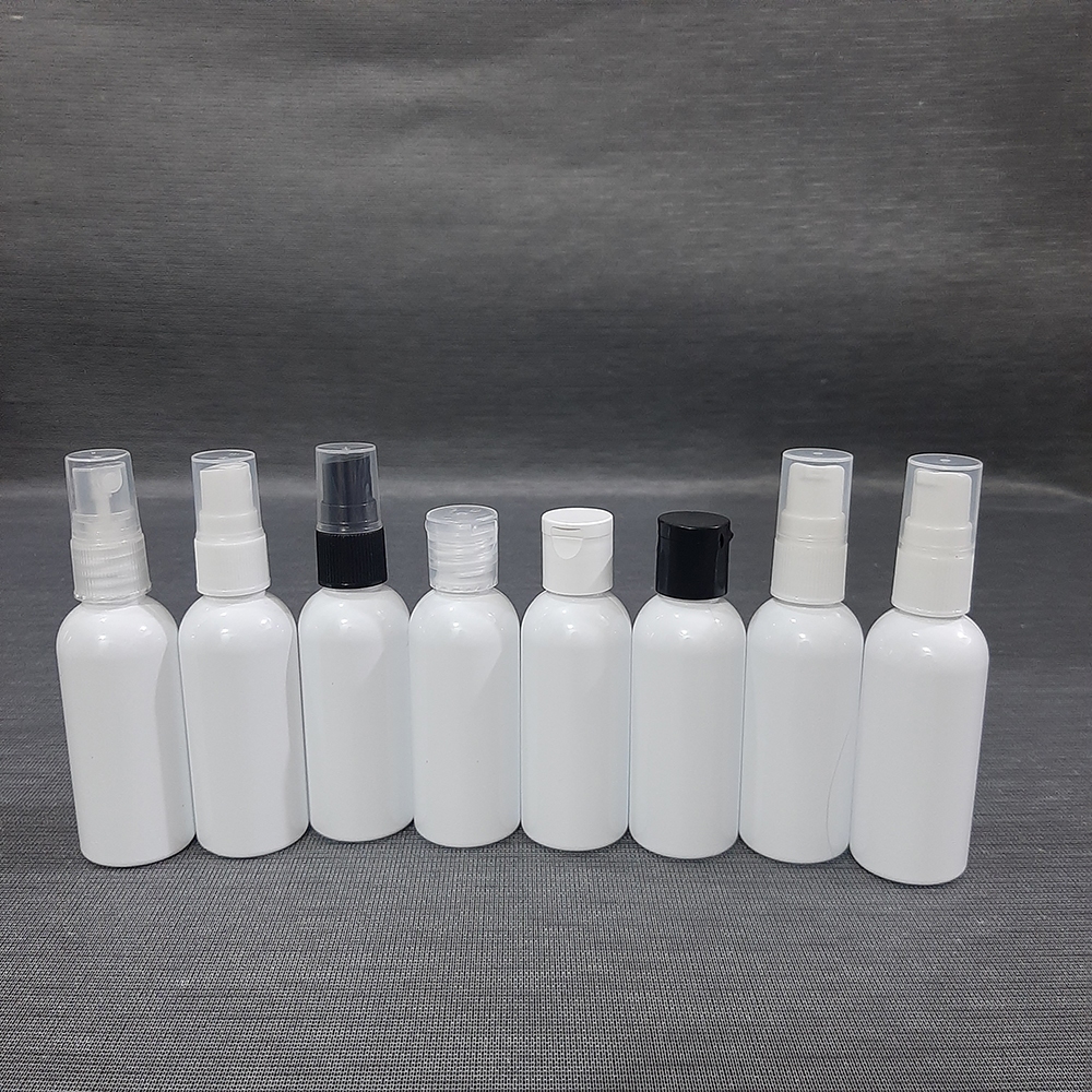 Jual Botol 60ml PUTIH Fliptop Spray Botol Parfum Botol Travelling Botol ...