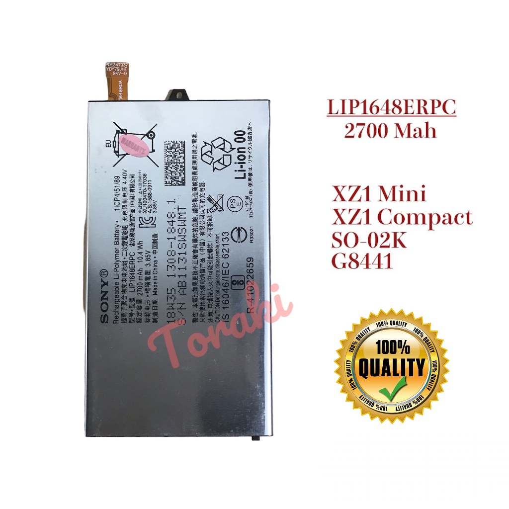 Jual NEW Baterai For Hp SONY XPERIA XPERIA XZ1 COMPACT / MINI G8441 SO ...
