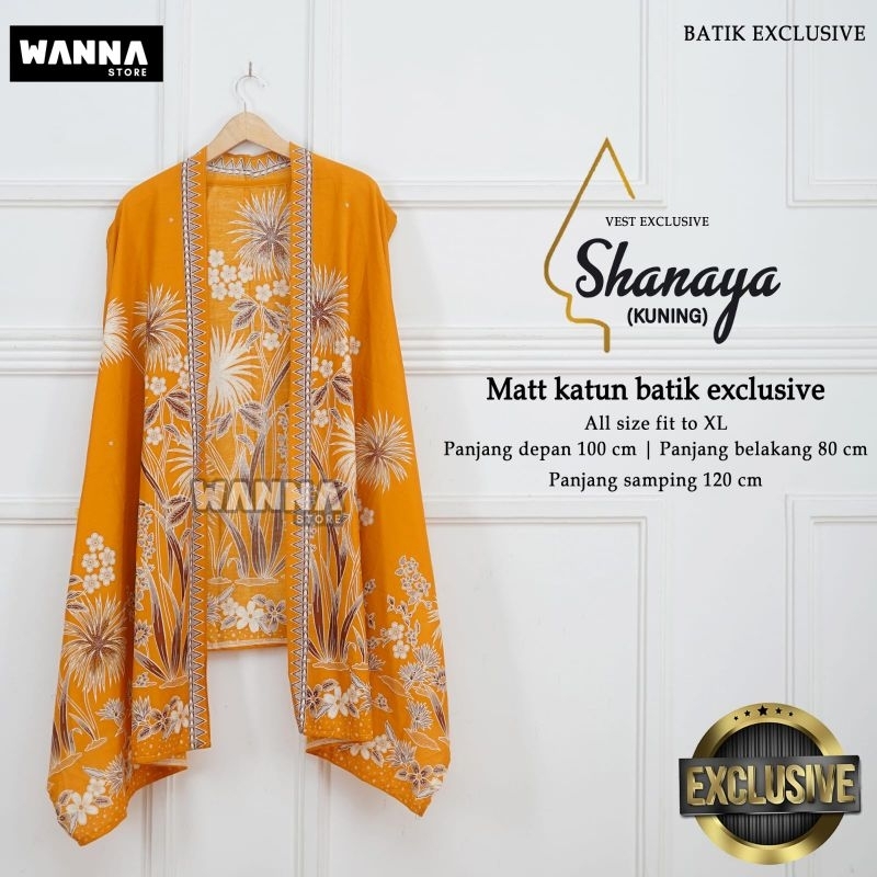 Jual OUTER VEST BATIK MODERN | Shopee Indonesia