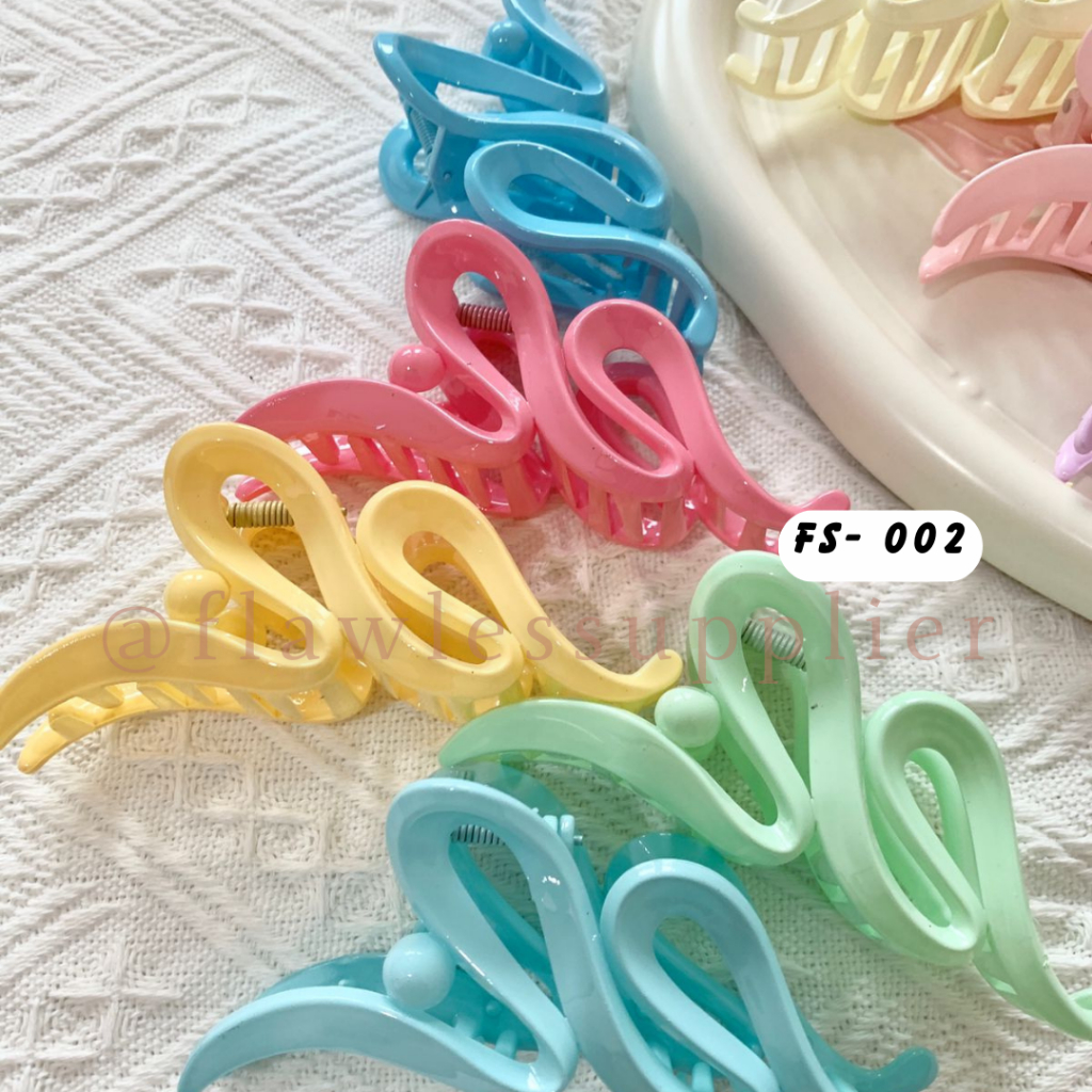 Jual PREMIUM Jepit Jepitan Rambut Salon Gelombang Mutiara Besar Jumbo / Jedai Rambut Warna Warni ...