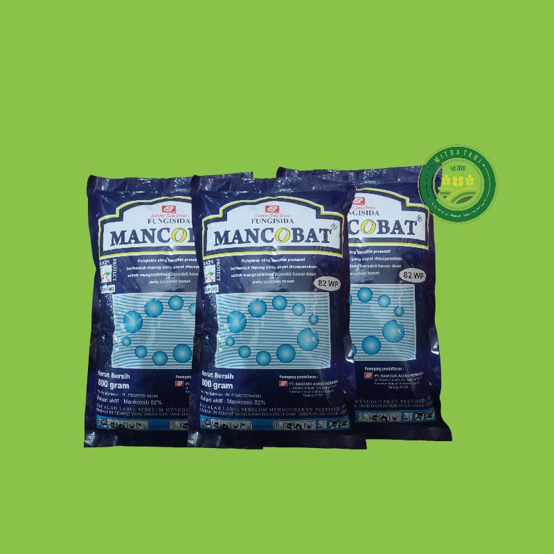Jual Fungisida Mancobat 82 wp kemasan 800 gr warna Biru | Shopee Indonesia