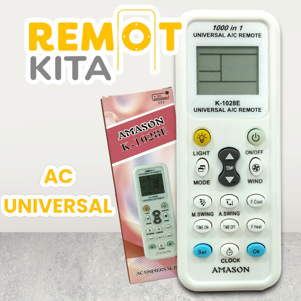 Jual REMOT / REMOTE AC UNIVERSAL SEMUA TYPE | Shopee Indonesia