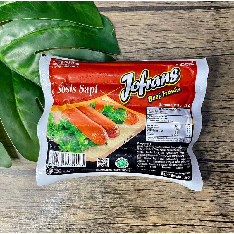 Jual Jofrans Sosis Sapi 300gr | Shopee Indonesia