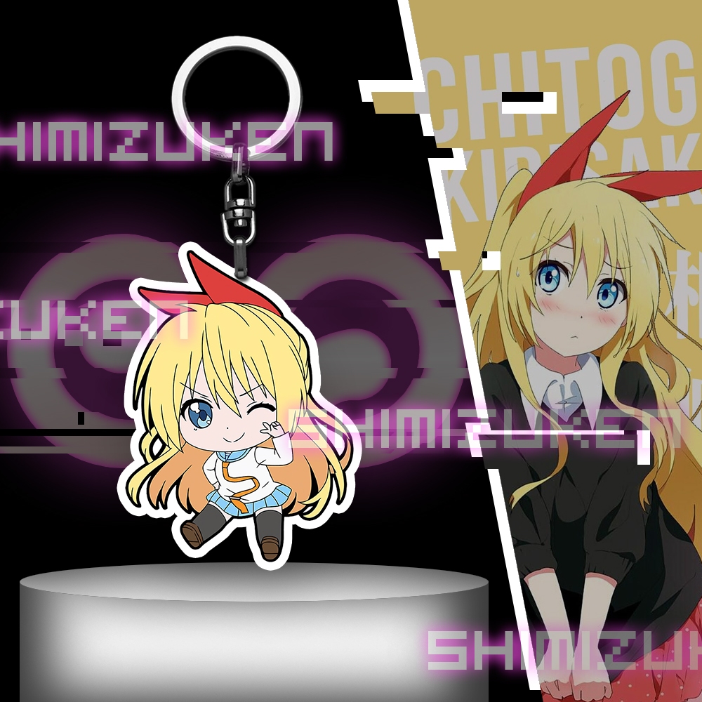 Jual Gantungan Kunci Anime Nisekoi Chitoge Kirisaki - Ganci Akrilik ...