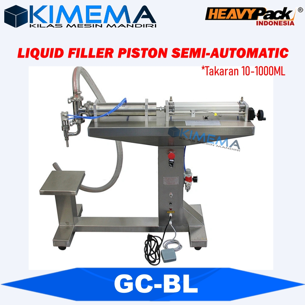 Jual Mesin Filling Liquid Pengisi Cairan GC-BL Heavypack 1 Nozle 1000ml | Shopee Indonesia