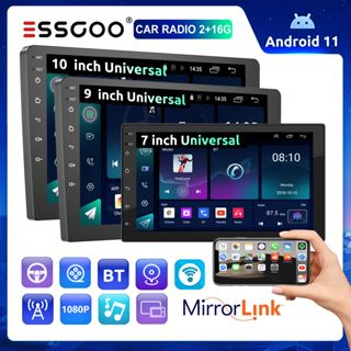Jual ESSGOO Head Unit Android 13 Double Din 7 9 10 inci（4+64GB）IPS Screen Multimedia MP5 Player ...