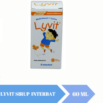 Jual LYVIT SIRUP 60ML RASA JERUK / MULTIVITAMIN PLUS LYSINE | Shopee ...