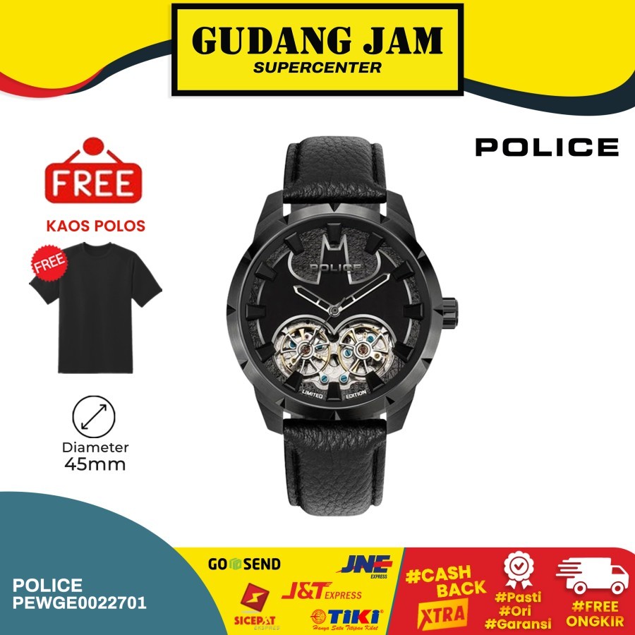 Jual Jam Tangan Pria Police PEWGE0022701 Batman Dark Knight Limited ...