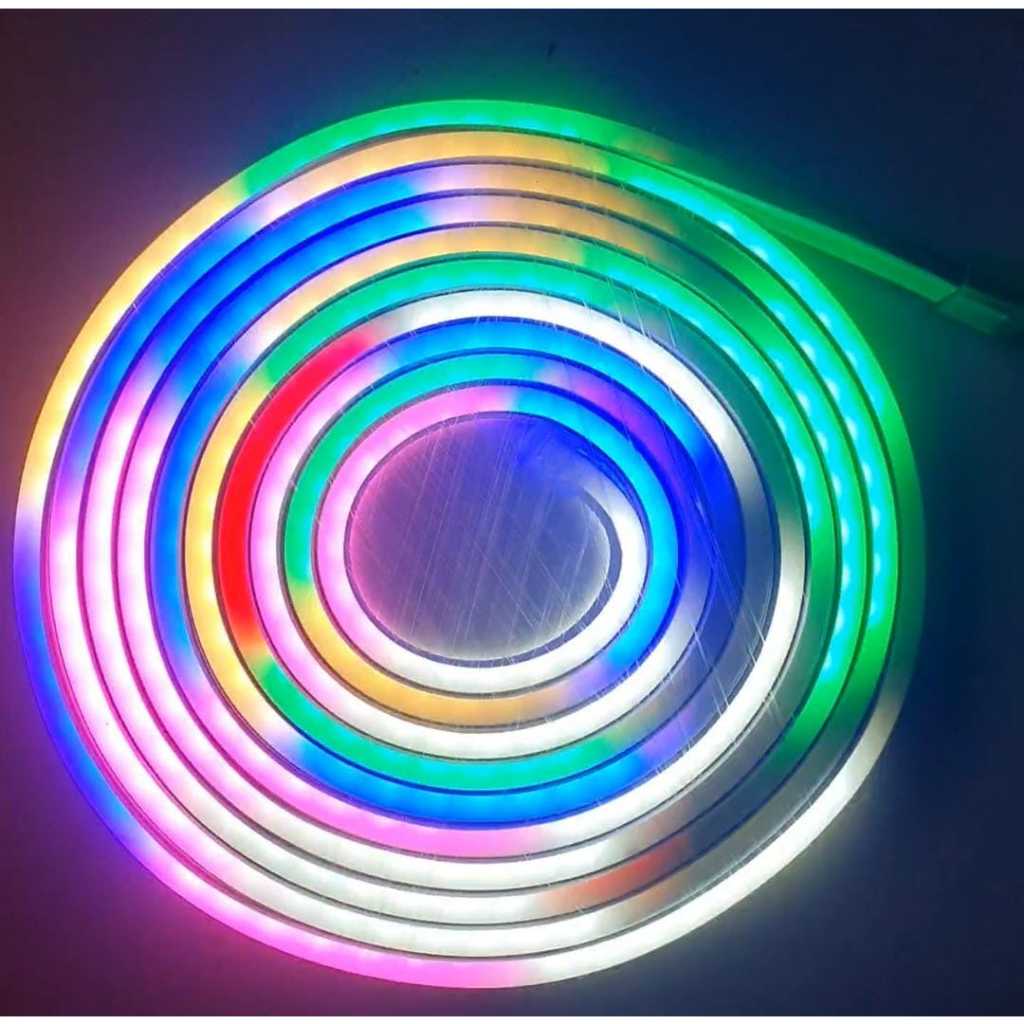 Jual Lampu LED Neon Flex AC 220V 2835 RGB 5 Meter | Shopee Indonesia