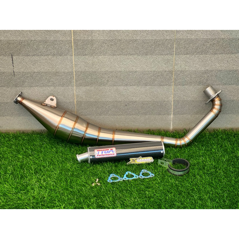 Jual Knalpot Satria 2tak Tyga Performance Carbon Model samping (PNP ...