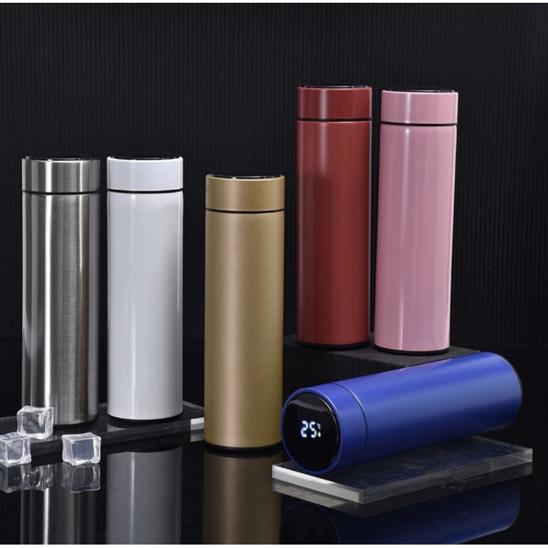 Jual (Custom Tumbler Min 50Pcs)Tumbler Sakura Suhu LED / Termos ...