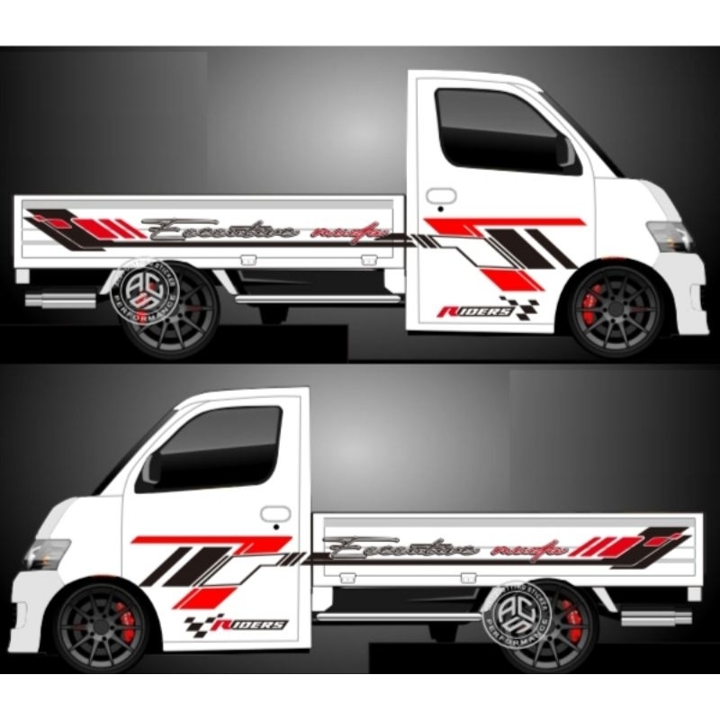 Jual CUTTING STICKER UNTUK SEMUA JENIS MOBIL PICK UP GRAND MAX, L300 ...