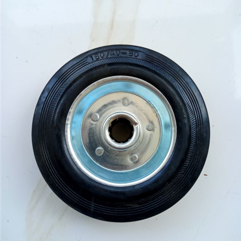 Jual Roda Troli 6" inch Wheel Only Roda Karet Roda Etalase Roda Gerobak ...