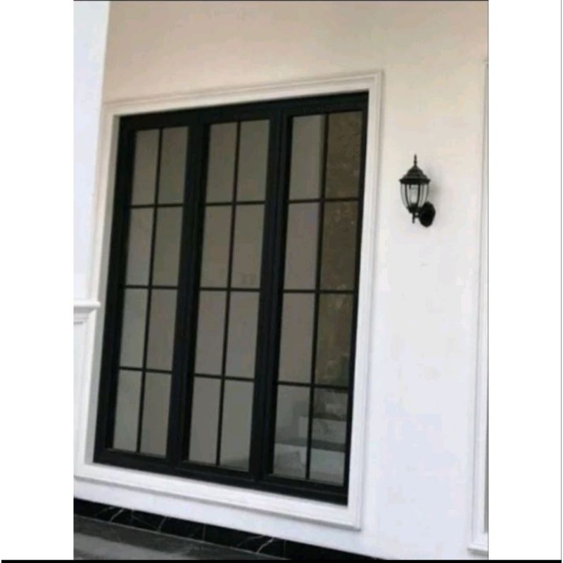 Jual Jendela 3 sekat T180 x L140 ornamen tengah mati kiri kanan buka ...
