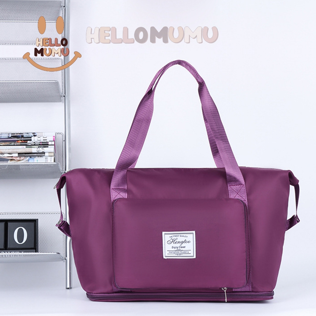 Jual Hellomumu Travel Bag Lipat 1 & 2 Tingkat HM214 | Shopee Indonesia