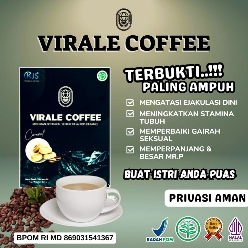 Jual Virale Coffee Kopi kuat pria Tahan Lama Di ranjang Minuman Stamina ...