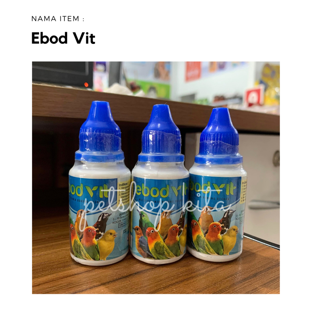 Jual EBOD VIT multi vitamin gacorkan burung ocehan | Shopee Indonesia