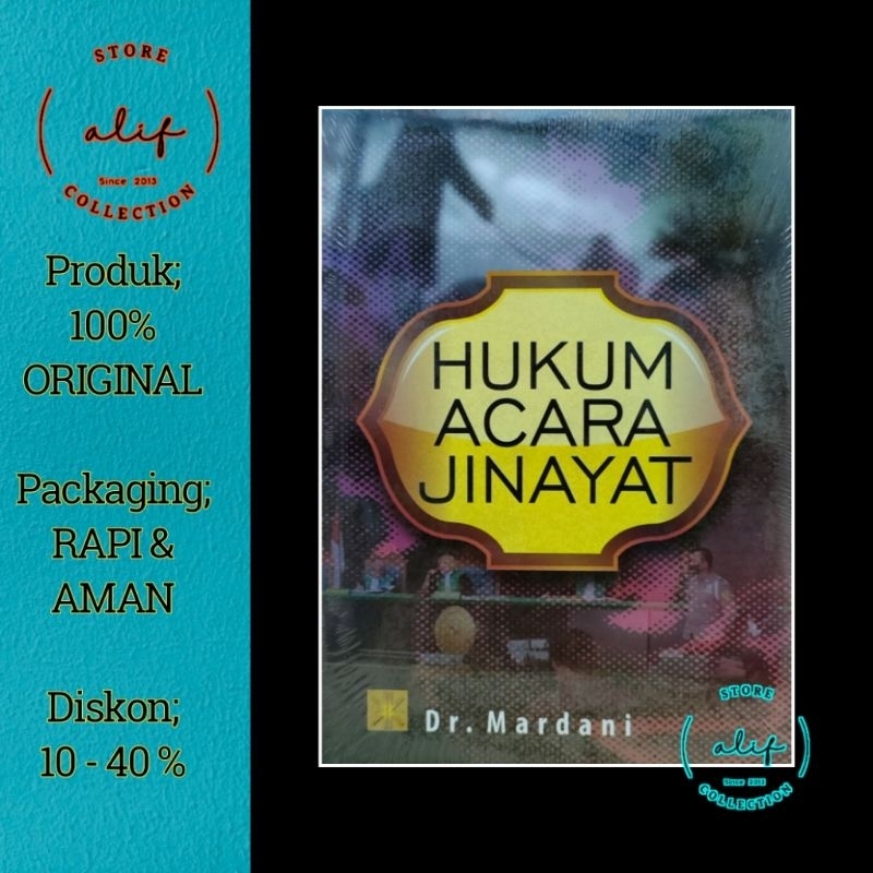 Jual HUKUM ACARA JINAYAT - Dr. MARDANI | Shopee Indonesia