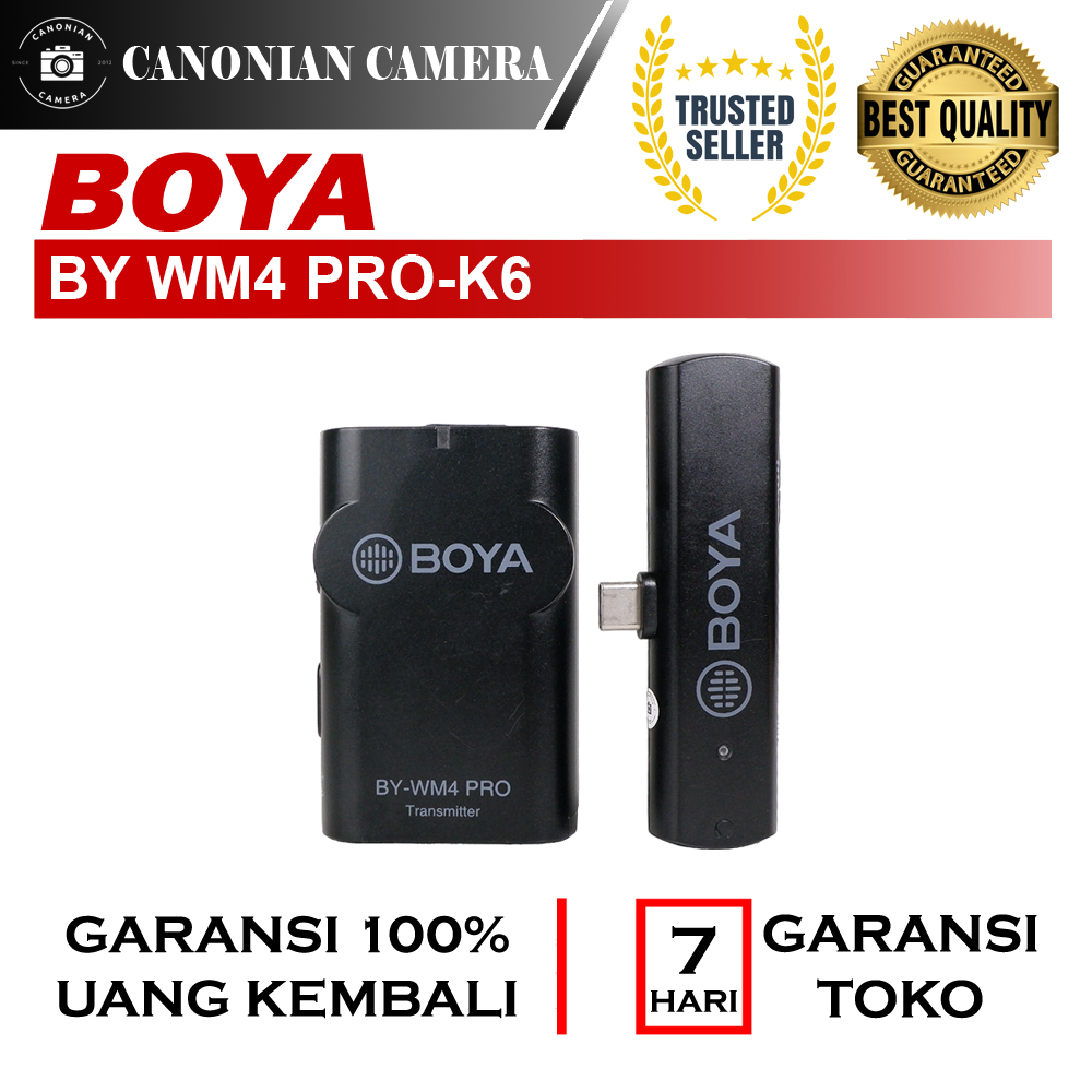 Jual Boya BY-WM4 Pro-K6 Fungsi Normal Aman dan Mulus | Shopee Indonesia