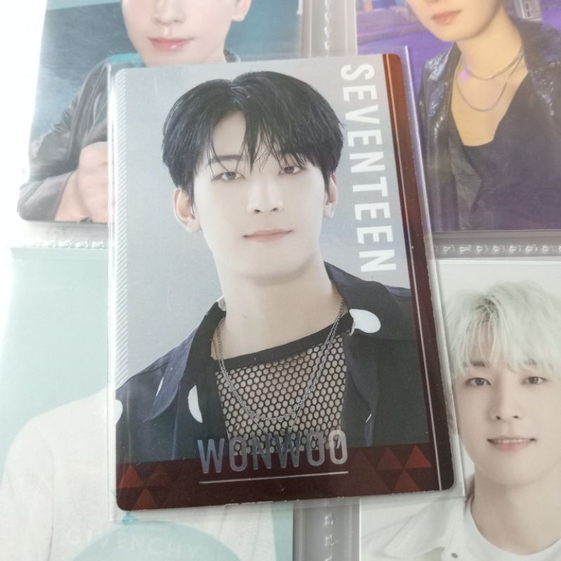 Jual Seventeen Wonwoo SVT Wonu Bandai Wafer Japan Jepang Photocard PC | Shopee Indonesia