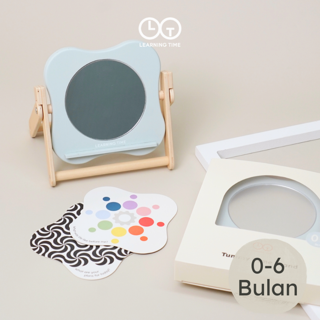 Jual Learning Time Tummy Time Stand - Kartu Warna Kontras & Baby Safe ...