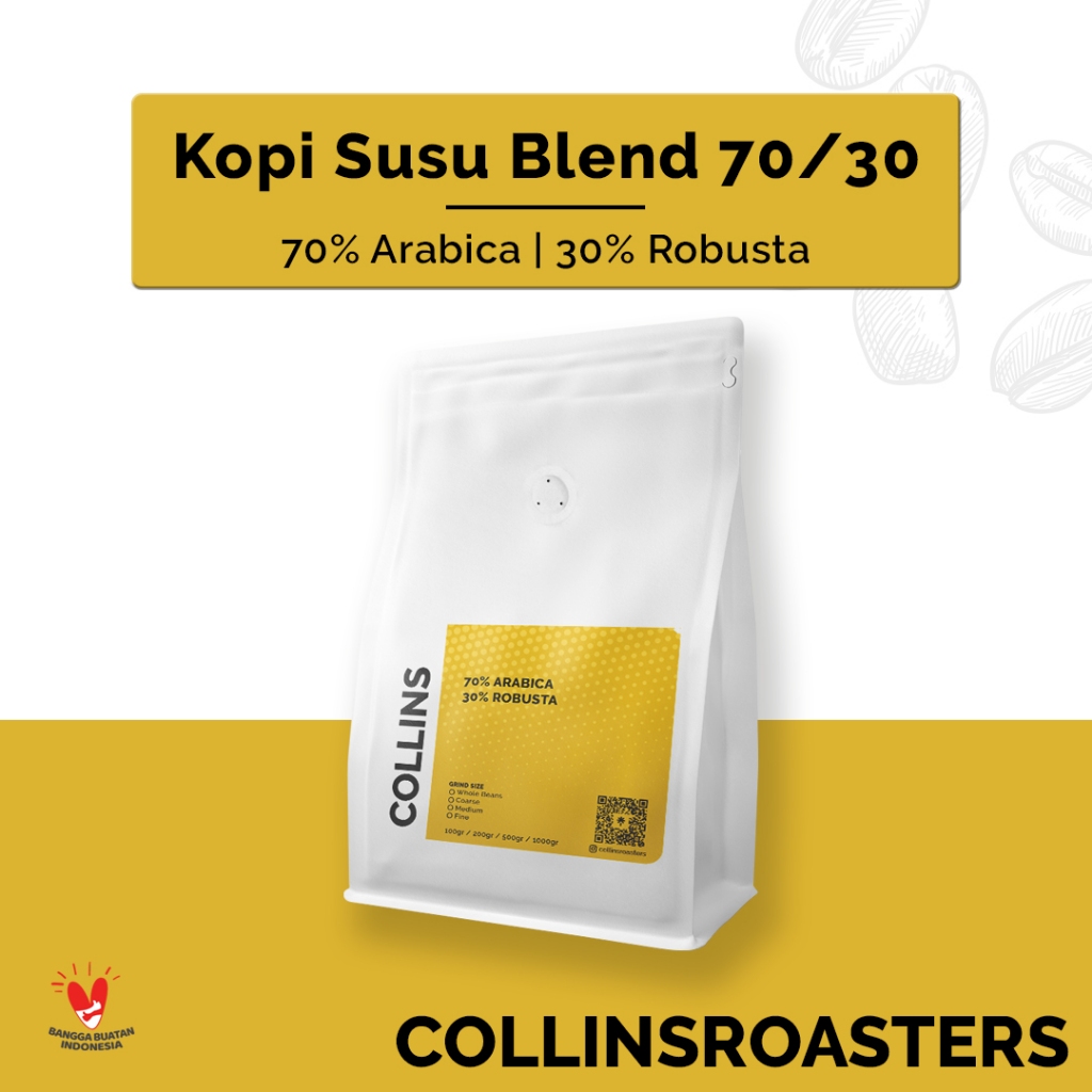 Jual Kopi Espresso Beans 70 30 House Blend 500 gr Biji Bubuk Kopi Susu ...