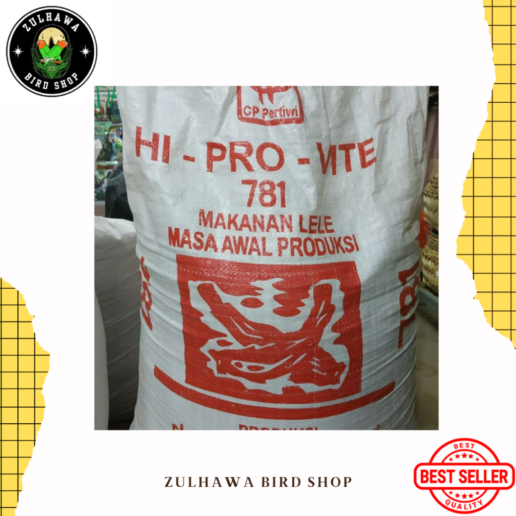 Jual Pakan Ikan Lele Hi Pro Vite 781 Polos - Kemasan 10KG | Shopee ...