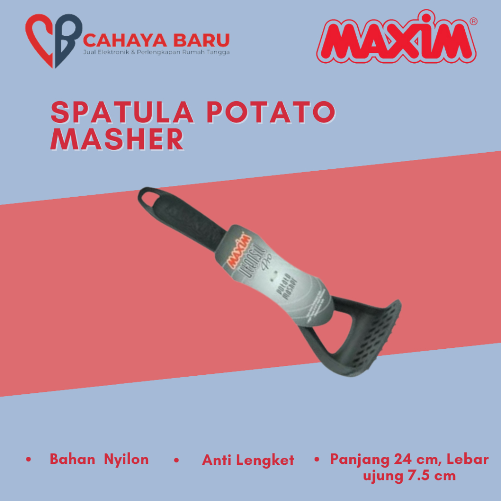 Jual MAXIM SPATULA POTATO MASHER | Shopee Indonesia
