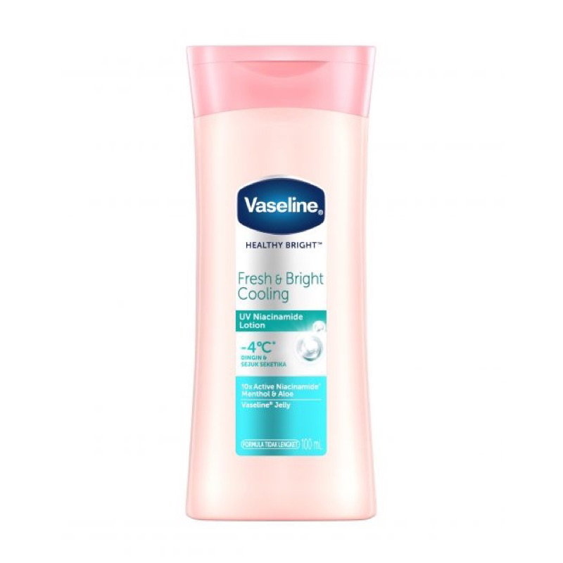 Jual Vaseline Hand Body Fresh & Bright Cooling UV Lotion with Menthol ...