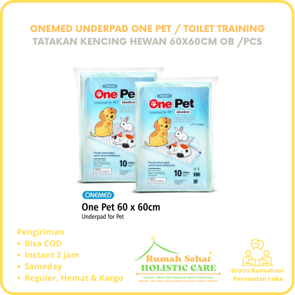 Jual Onemed Underpad One Pet / Toilet Training / Tatakan Kencing Hewan ...